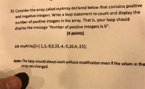 Solved Consider The Array Called MyArray Declared Below That Chegg Com