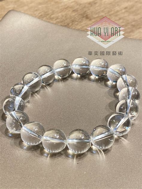 【轉運水晶】白水晶手串珠 12mm 淨化能量 情緒平靜穩定 轉運大神 樂天市場rakuten