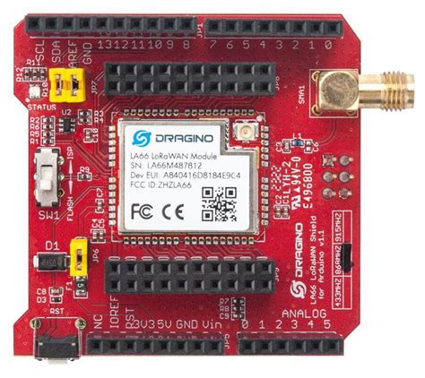 La66 Lorawan Arduino Shield Iot Store