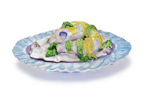 A Boiled Fresh Haddock With Butter And Parsley 1970 Robert Arneson