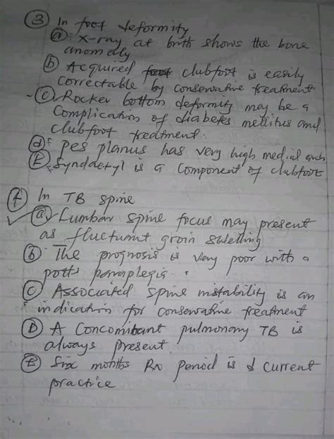 In Foot Deformity A X Ray At Birth Shows The Bone Anomaly B Acquired