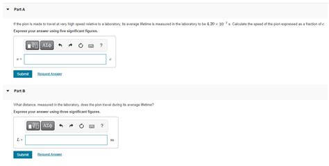 Solved The negative pion π is an unstable particle with an Chegg