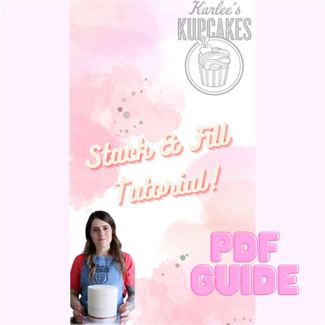 stack and fill pdf guide tutorial karlee s kupcakes