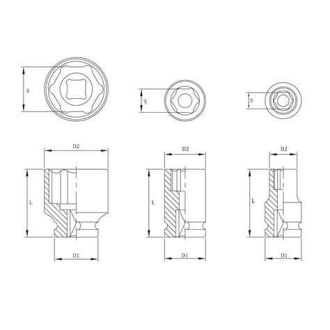 3 1 2 Inch Drive Impact Socket Sae Metric Euro Standard