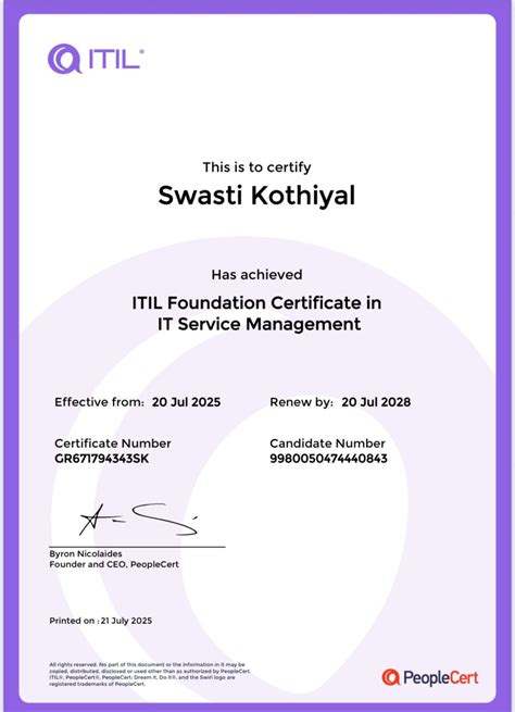 Itil Professionalgrowth Continuouslearning Itsm Gratitude