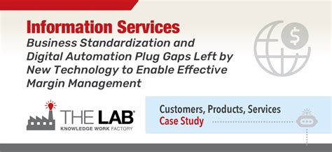 Info Services Operations Standardization Case Study And Examples The