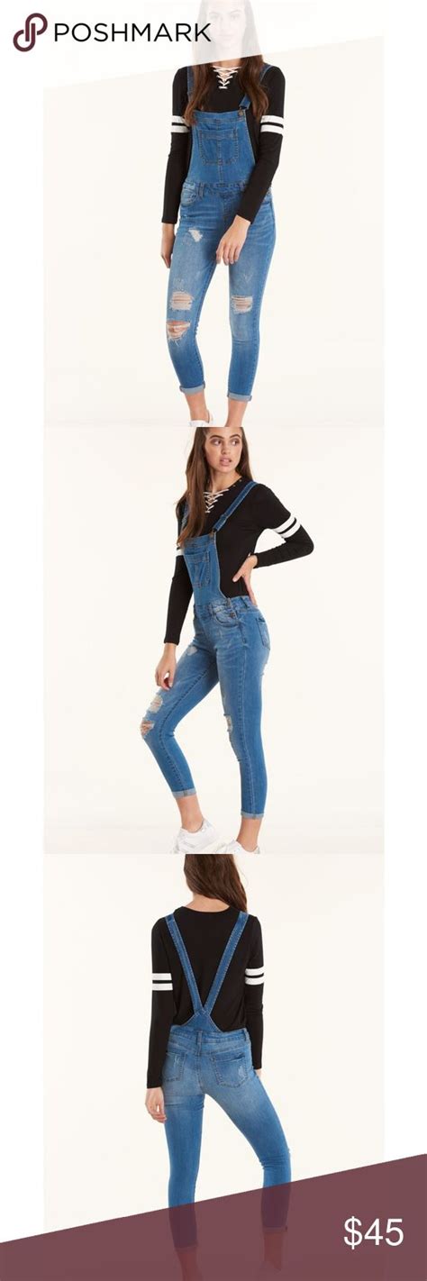 Ripped Overalls Ripped Overalls Denim Overalls Clothes Design