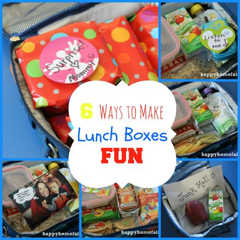Making Lunch Boxes Fun Happy Home Fairy