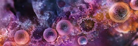 The Rendering Displays Various Cells And Structures In Vibrant Colors Highlighting Cellular