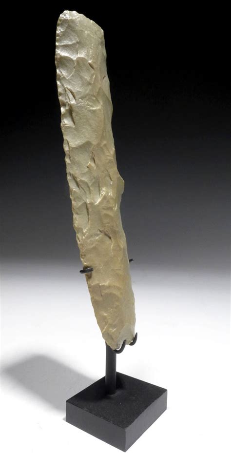 Prestige Weapon Tenerian Neolithic Green Jasper Celt Adze Axe From The African Neolithic People