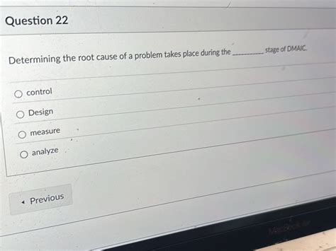Question 22 Determining The Root Cause Of A Studyx