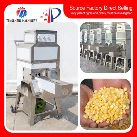 Automatic Corn Threshing Machine Commercial Corn Machine Corn Dehusking