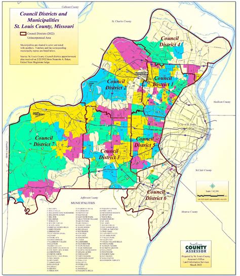 Map Of St Louis County Municipalities St Louis Gateway To The West
