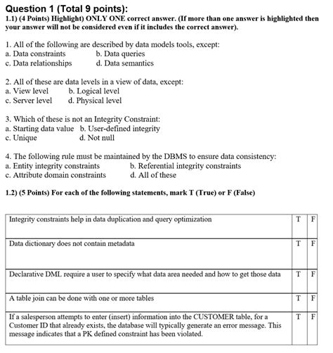 Solved Question 1 Total 9 Points 1 1 4 Points Chegg Com