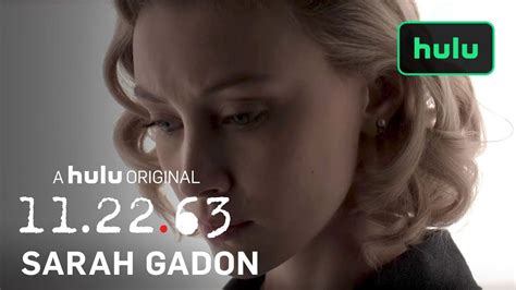 Sarah Gadon Talks About Playing Sadie Dunhill 11 22 63 Hulu Youtube