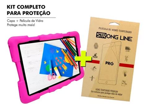 Capa Infantil Tablet 9 Polegadas Antiqueda Pelicula Pink Mercadolivre