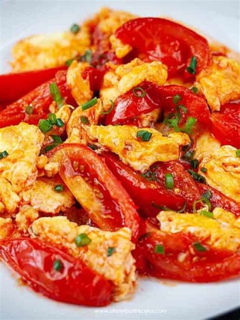 Tomato Egg Stir Fry Oh My Food Recipes