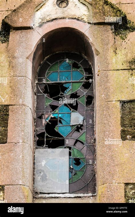 Broken Glass Window Art