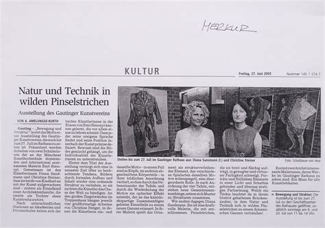 Presse Diana Sandmann Malerei Künstlerin In München Ei Öl Tempera