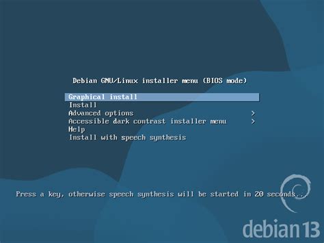 Debian 13 Trixie Install Server World