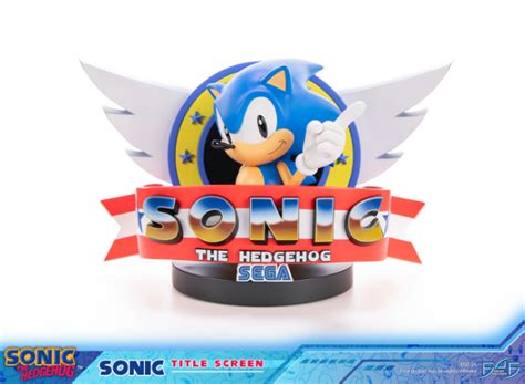 Pre Order Sonic The Hedgehog Sonic Title Screen Aug 22 2025 Greattoysonline