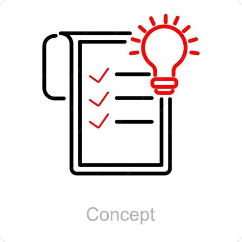 Premium Vector Concept And Idea Icon Concept