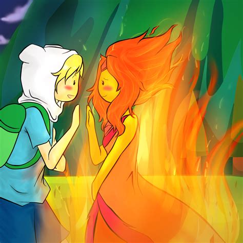 Adventure Time Wallpaper Anime Finn And Flame Princess