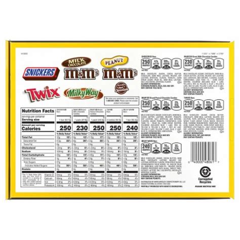 Mars Candy Variety Pack 30 Count 53 66 Ounce Total 1 Unit Fred Meyer