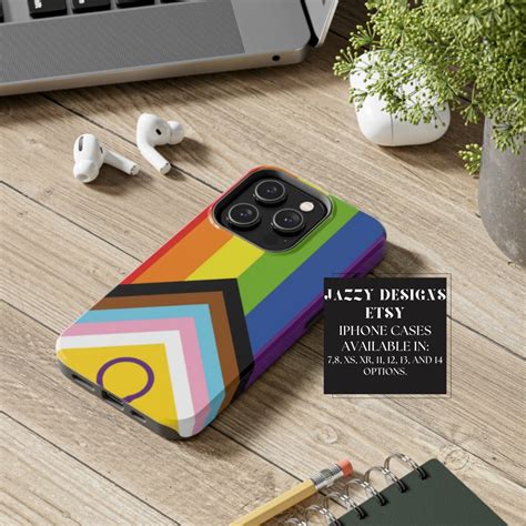Intersex Inclusive Pride Flag Tough Durable Iphone Cases Lgbtqia