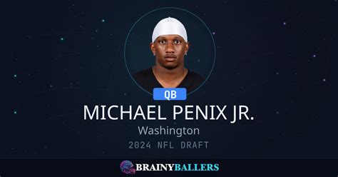 Michael Penix Jr 2024 Nfl Draft Profile And College Stats Brainyballers