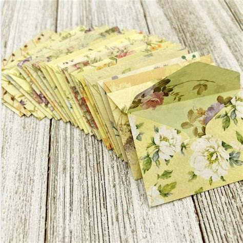 2 X3 Random Floral Covers Mini Notebook Tiny Notepads Slim
