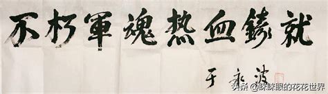 于永波上將書法罕曝引網絡反響，筆墨粗拙不俗，網友：濫用飛白 每日頭條