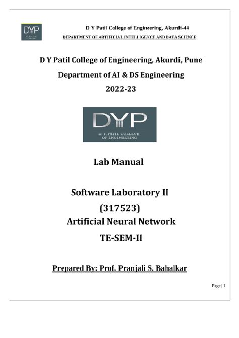 Dyp 317523 Ann Lab Manual Python Programs For Activation Functions