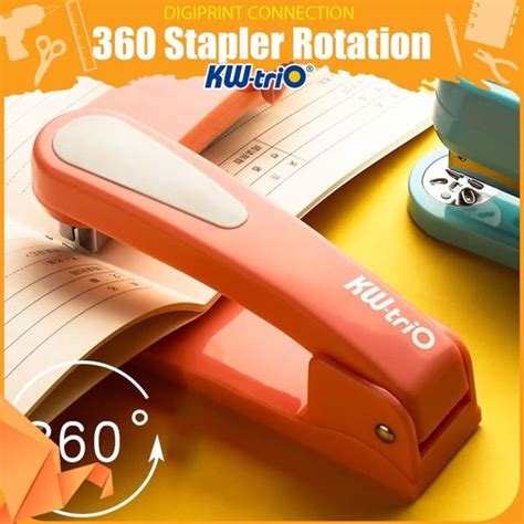 Kw Trio 360 Stapler Rotation Heavy Duty Stapler 246 Staples Effortless
