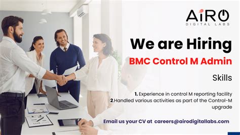 Vishal Verma On Linkedin We Are Looking For Bmc Control M Admin