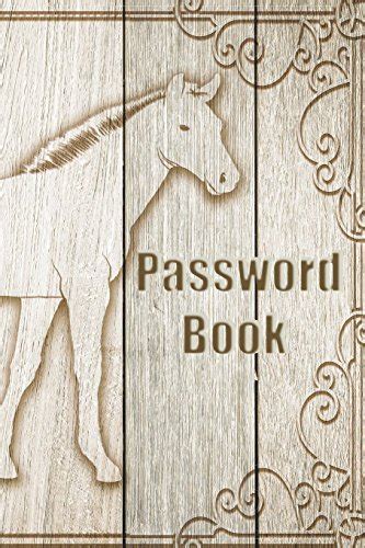 Password Book Horse Image Logbook To Protect Usernames And