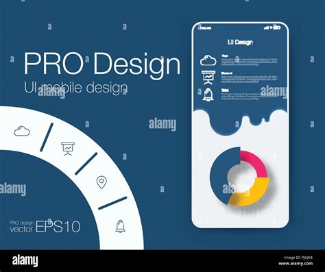 Weather Ui Material Design Stock Vector Illustration Stock Vector