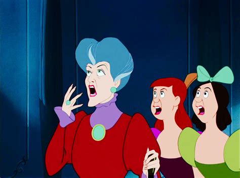 Lady Tremaine Anastasia And Drizella Evil Disney Disney Animation