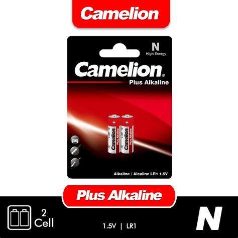 Jual Camelion Alkaline Lr1 Size N 1 5v Bp2 Batre Baterai N Lr1 Isi 2 Shopee Indonesia