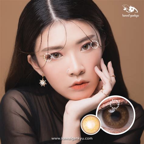 Jual Kawaigankyu Softlens Kitty Mini Sofia Brown 1botol Setengah