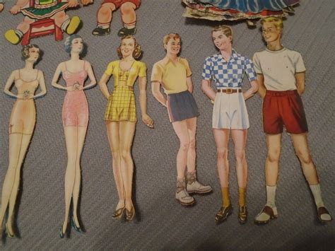 Vintage ~ Antique ~ Paper Dolls ~ 1950s 60s Huge Lot