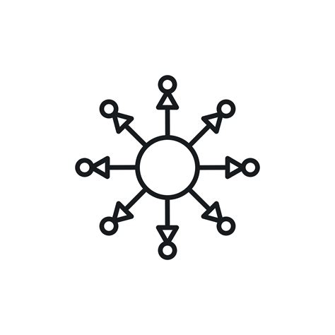 Centralized Icon Set Enterprise Data Hub Symbol Customer Centric