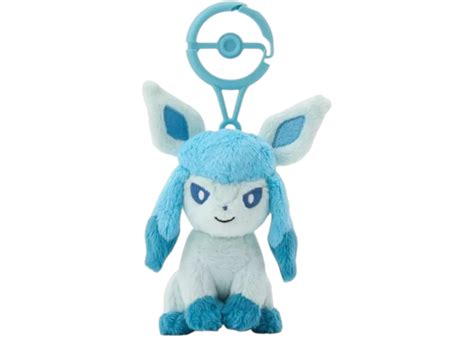 Pokemon Center Glaceon Keychain Plush Us