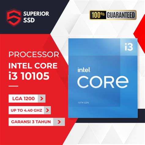 Jual Processor Intel Core I3 10105 Box Lga 1200 Jakarta Pusat Superior Ssd Tokopedia