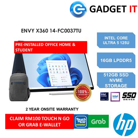 Hp Envy X Fc Tu Fc Tu Laptop Cu U Gb Gb Ssd