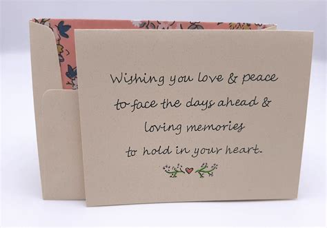 Sympathy Card Bereavement Card Condolence Card Loss Of Loved One