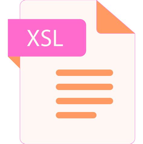 Xsl File Icon With Dark Color And Folded Doc 57325239 Png