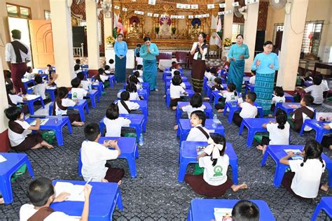 တာမွေမြို့နယ်၌ နွေရာသီ ကလေးငယ်များ ယဉ်ကျေးလိမ္မာသင်တန်းဖွင့်လှစ