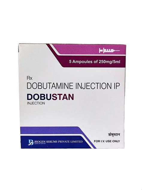 Dobutamine Injection 250 Mg At ₹ 505piece In Pune Id 2855219748091