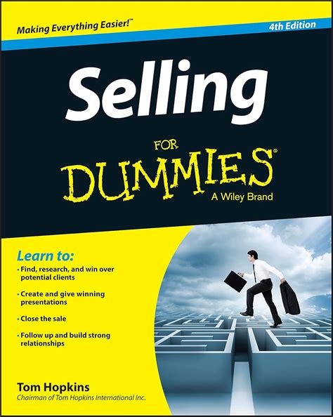 Selling For Dummies Hopkins Tom 9781118967232 Books
